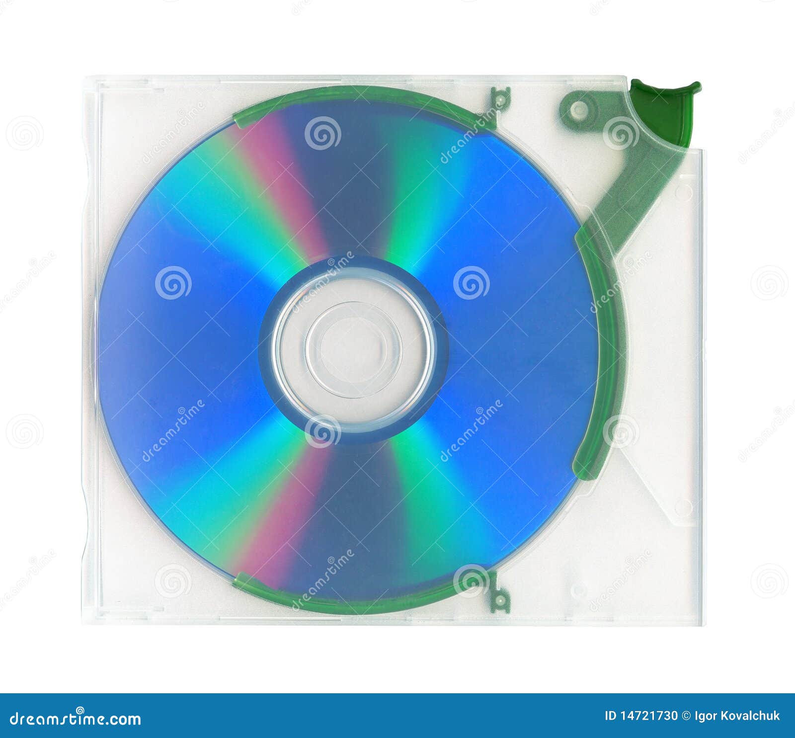 Disk in the case stock photo. Image of compact, movie - 14721730