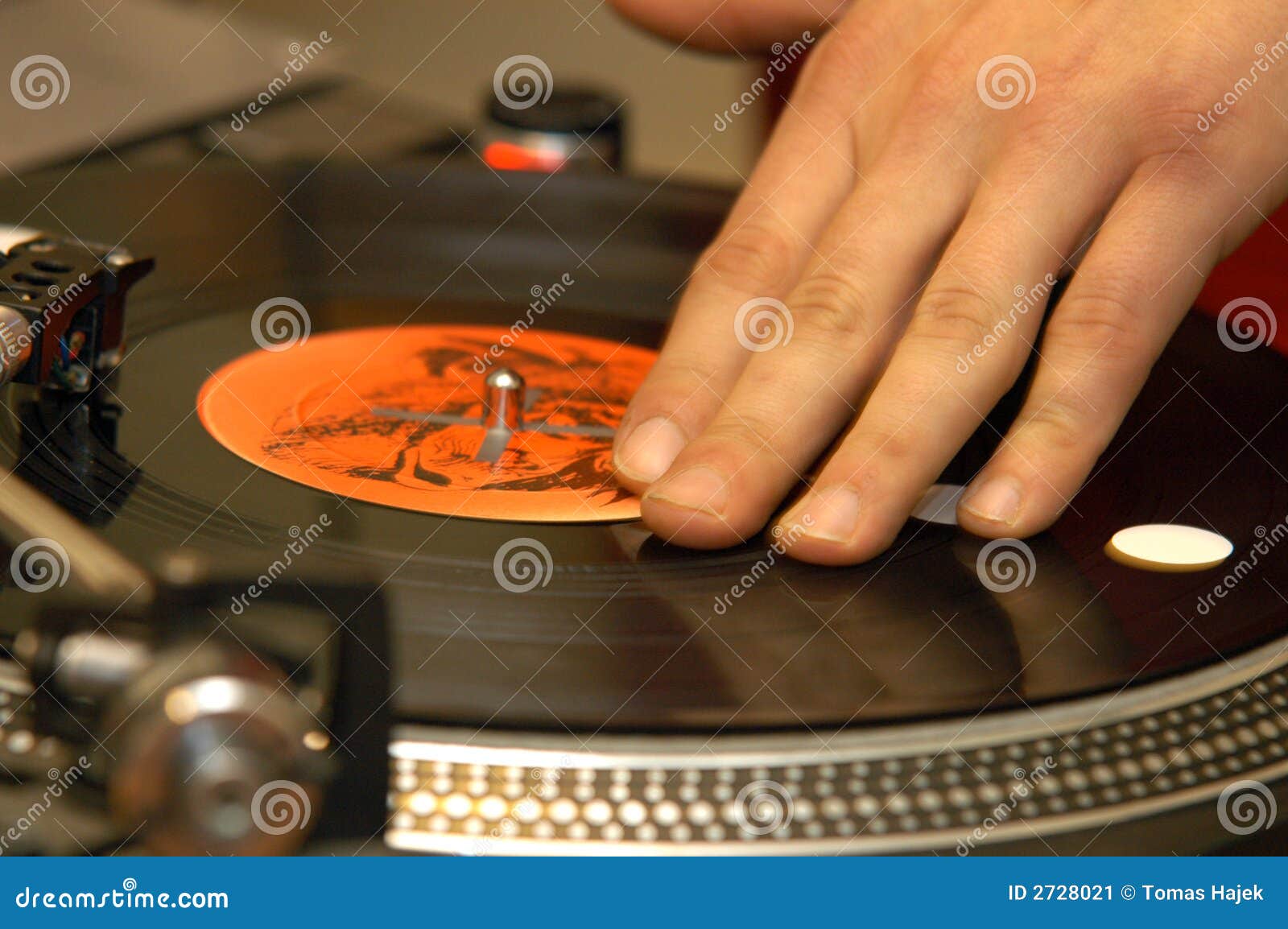 Disk and DJ stock image. Image of turn, gramophonic, house - 2728021