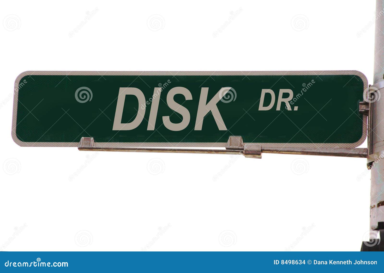 Disk Drive Street Sign stock photo. Image of technology - 8498634