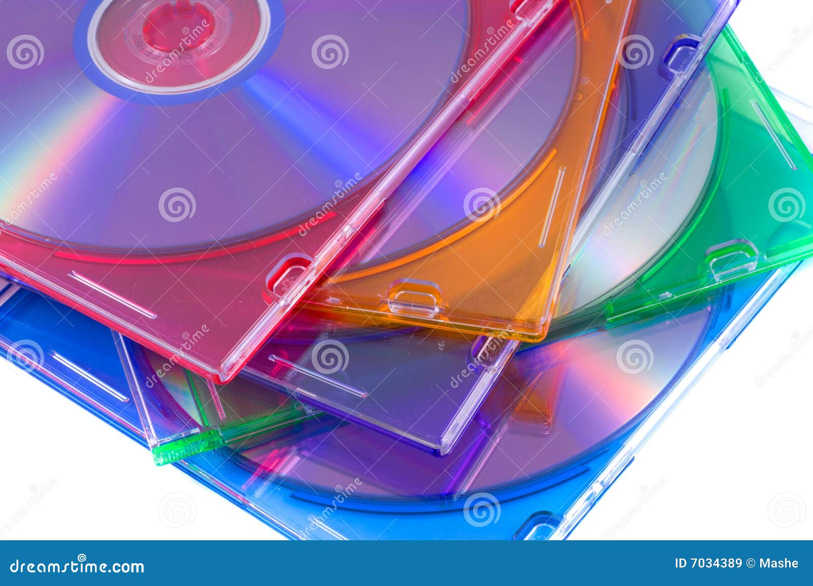 Disk, DVD boxes isolated stock image. Image of brochure - 7034389