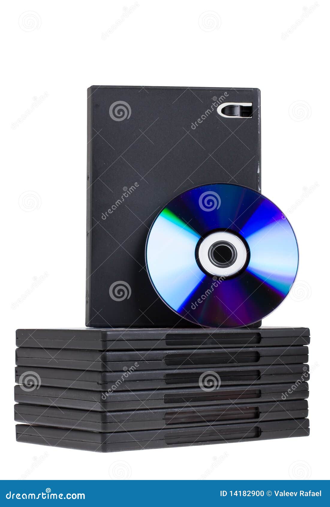 Disk and DVD Boxes on White Stock Photo - Image of sound, multimedia ...