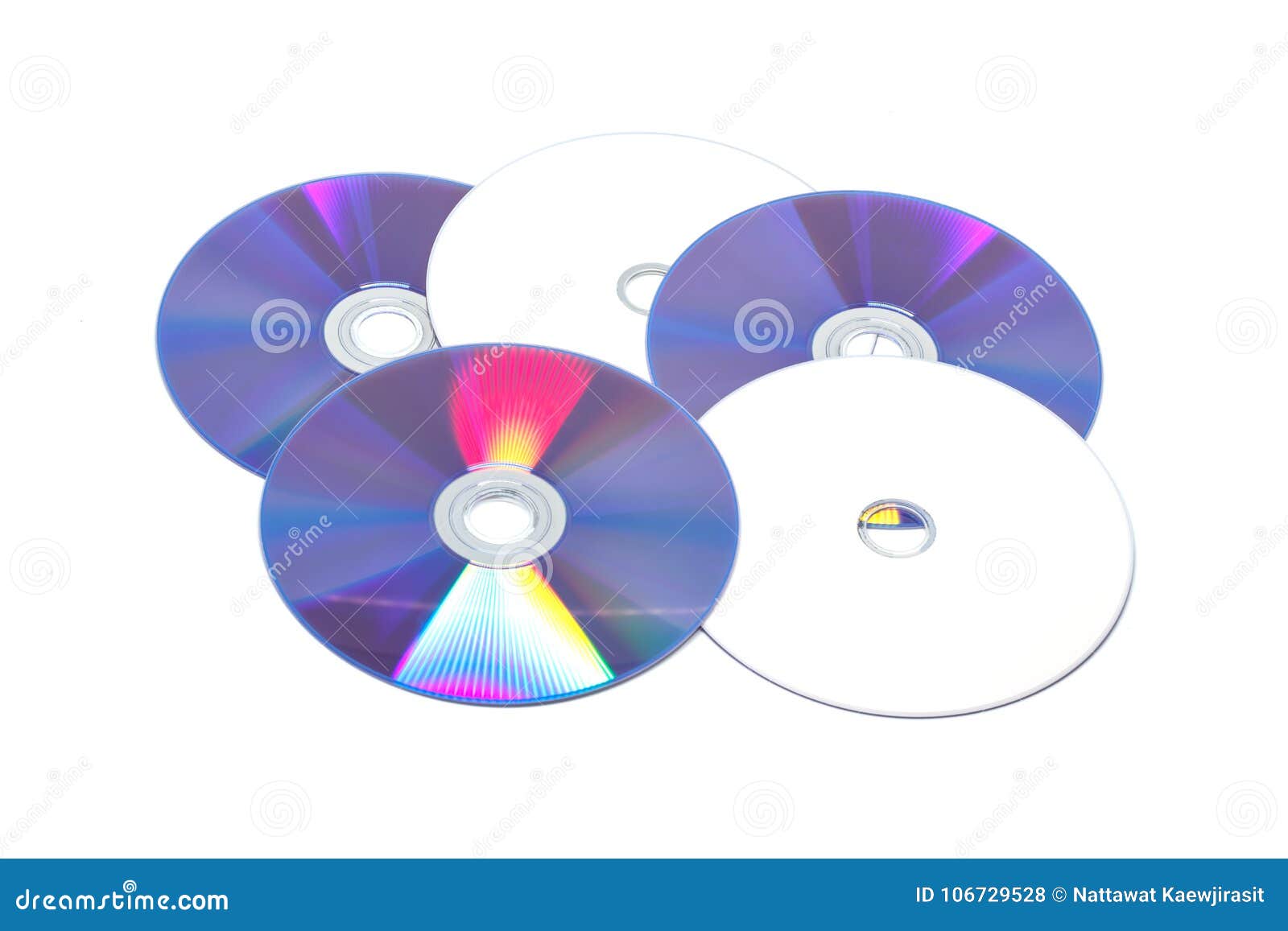 Disk DVD CD on White Background Stock Photo - Image of golden, disk ...