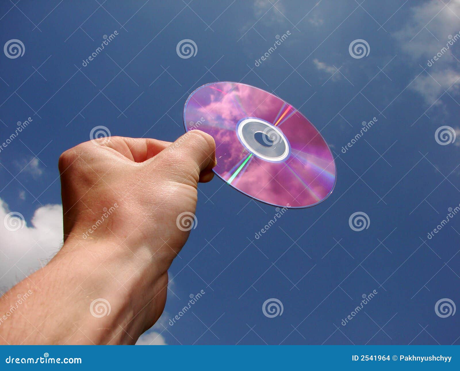 Disk in hand stock photo. Image of colour, hand, bright - 2541964