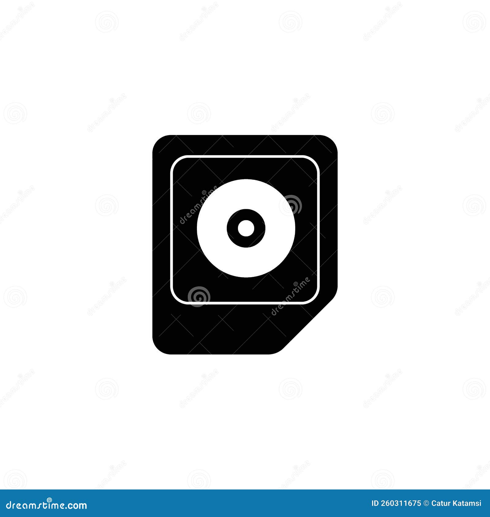 Disk Icon Logo Vector Design Stock Illustration - Illustration of ...