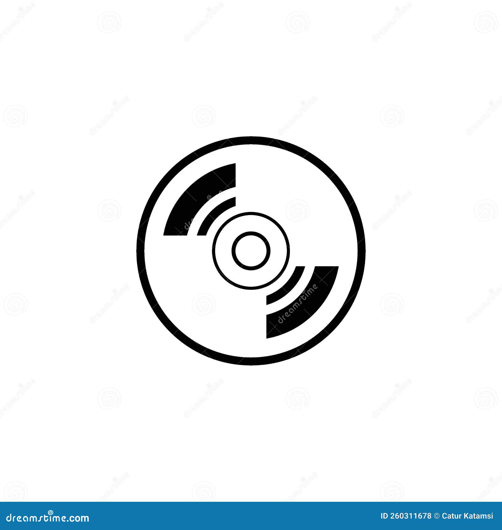 Disk Icon Logo Vector Design Stock Illustration - Illustration of ...