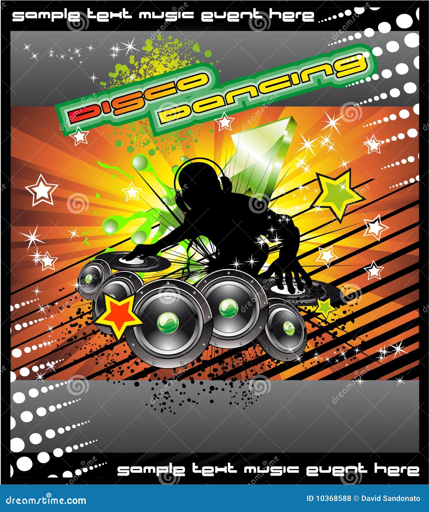 Disk Jockey Turntable Icon On White Background. Flat Style. Disk Jockey ...