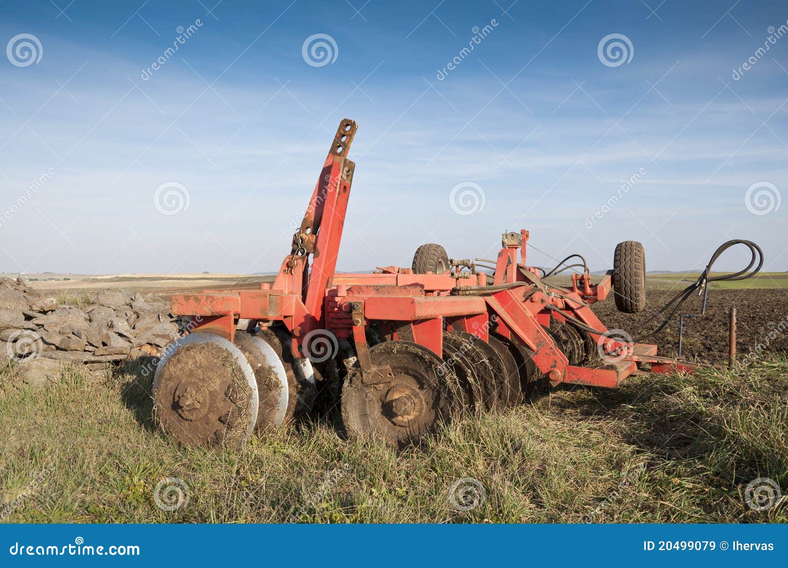 Disk Ripper stock image. Image of crop, countryside, plow - 20499079