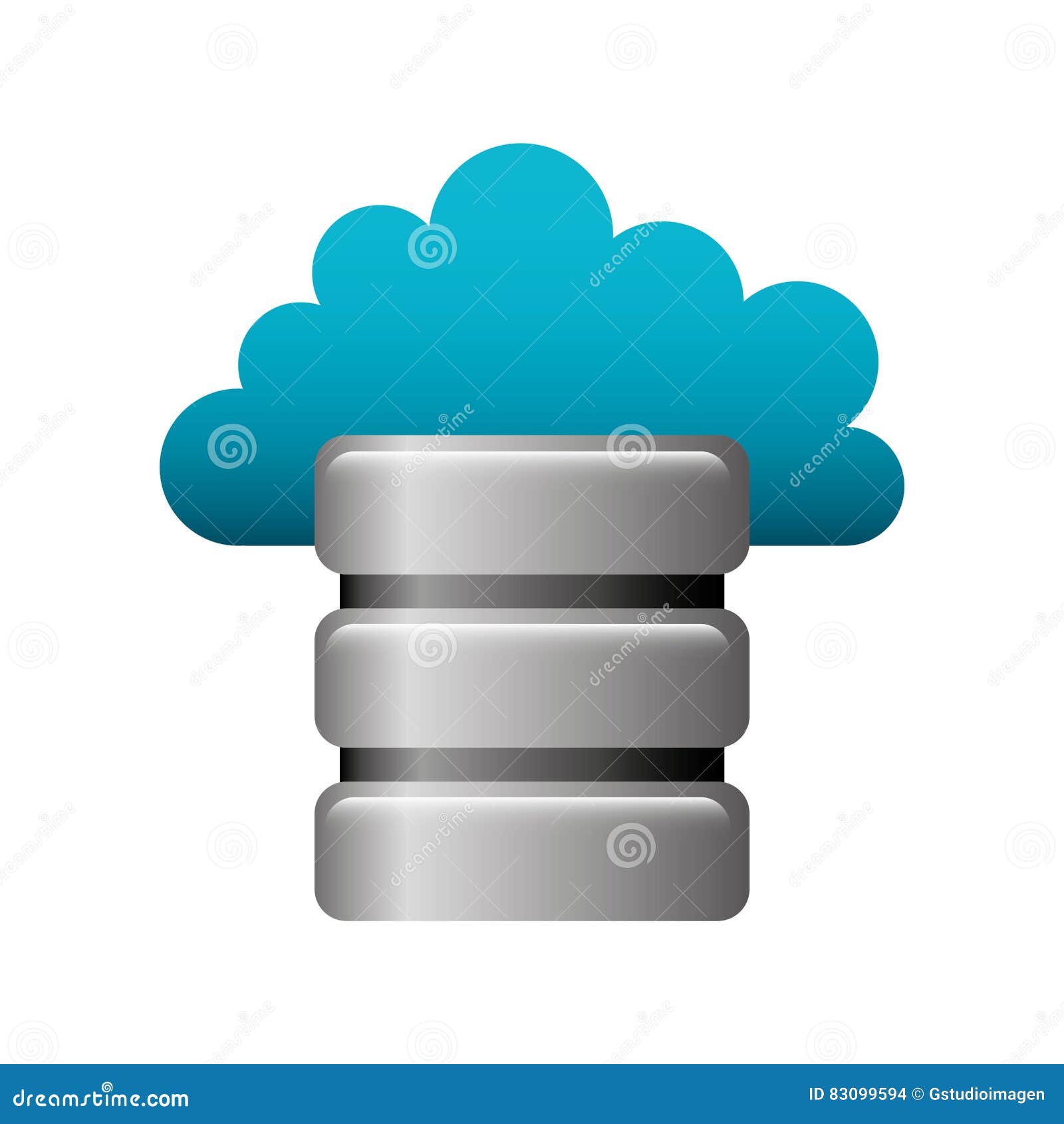 Disk server isolated icon stock illustration. Illustration of isolated ...