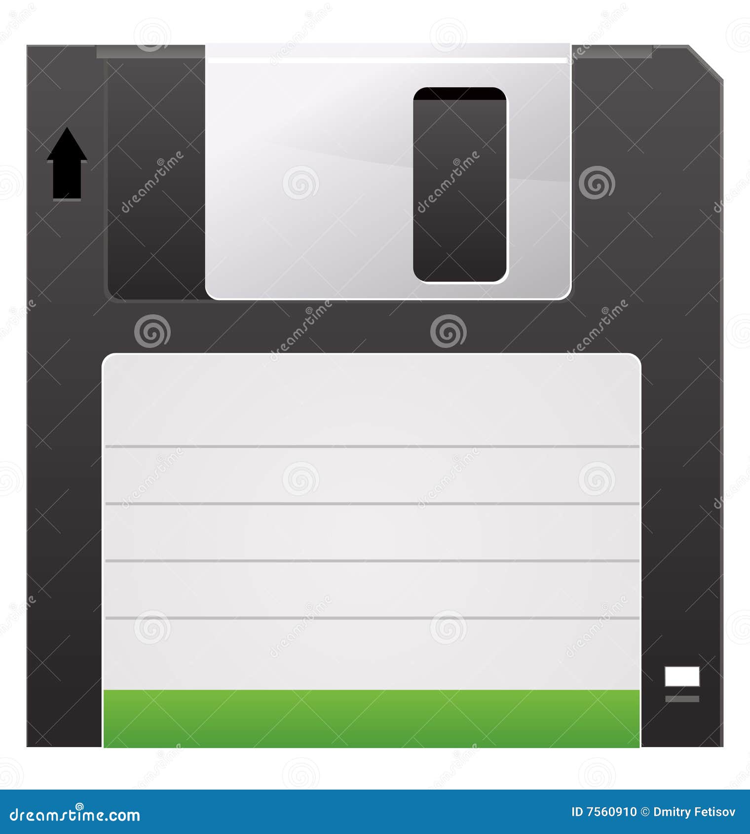 Diskette, Floppy Disk Vector Illustration | CartoonDealer.com #7560910