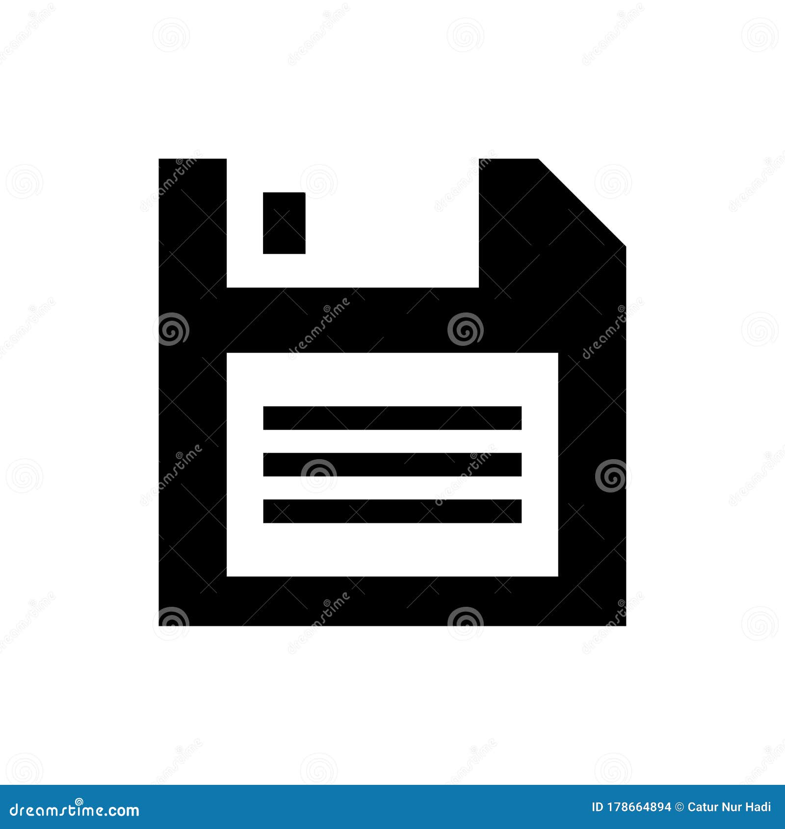 Diskette Icon Flat Vector Template Design Trendy Stock Vector ...