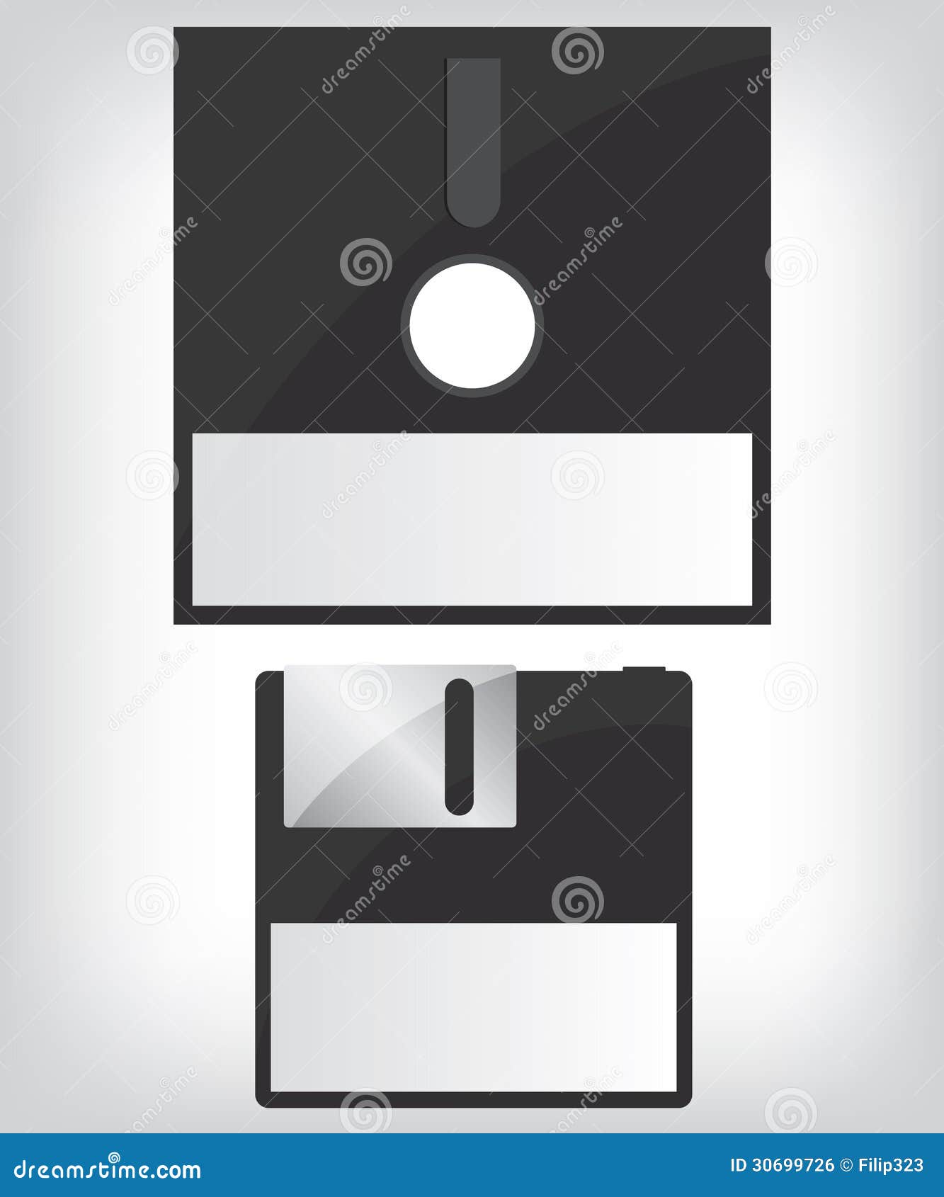 Black Diskette Symbol For Banner, General Design Print And Websites ...