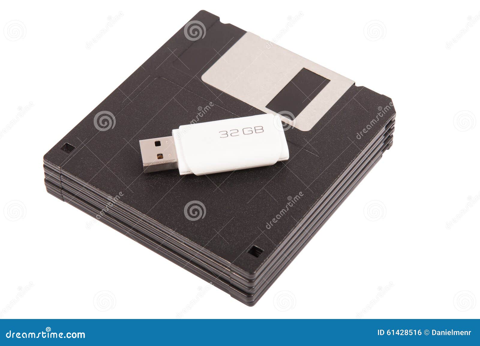 Diskette with usb memory stock photo. Image of software - 61428516