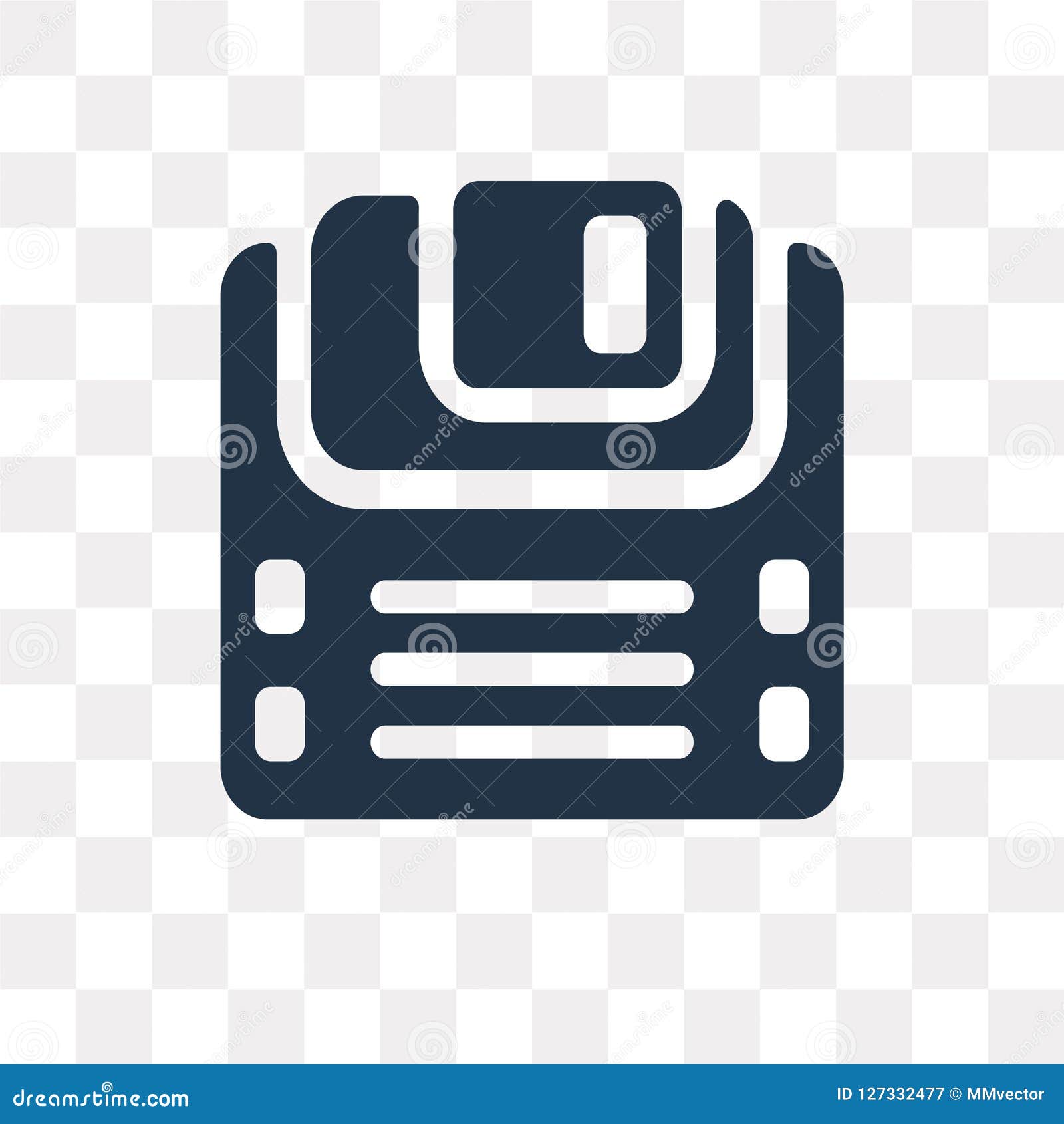 Diskette Vector Icon Isolated on Transparent Background, Diskette ...