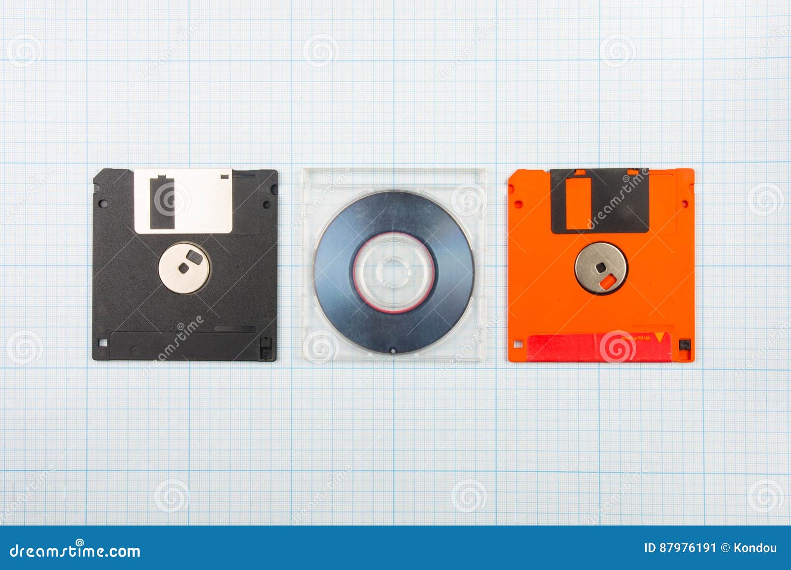 Disketter och kortkort-CD fotografering för bildbyråer. Bild av objekt ...