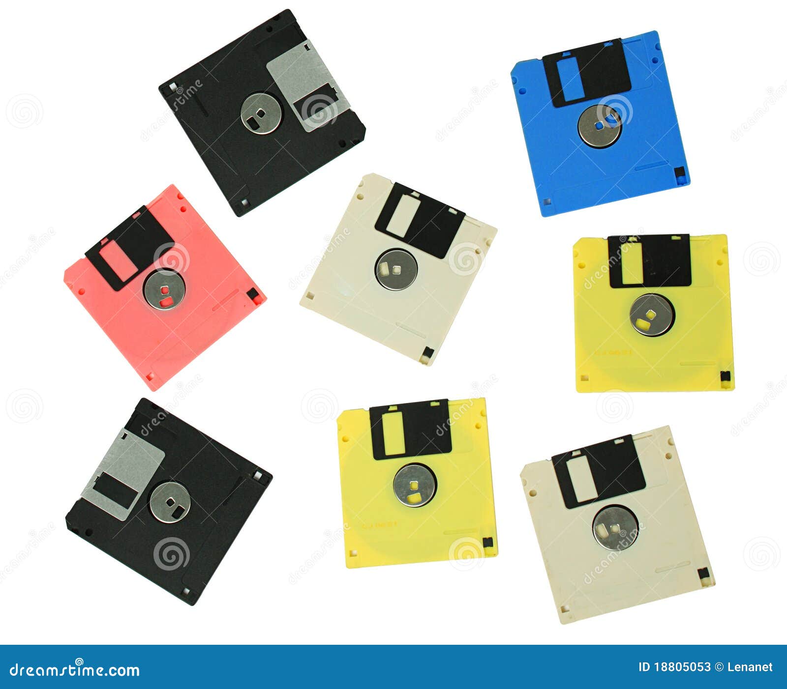 Diskettes imagen de archivo. Imagen de oficina, documento - 18805053