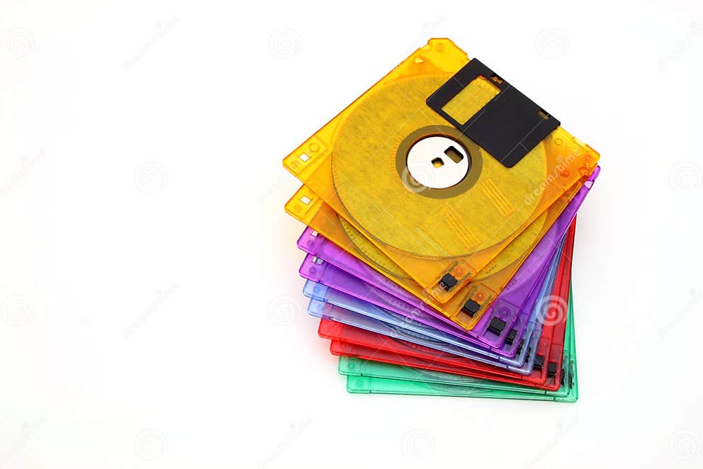 Diskettes imagen de archivo. Imagen de ordenadores, saturado - 5007537