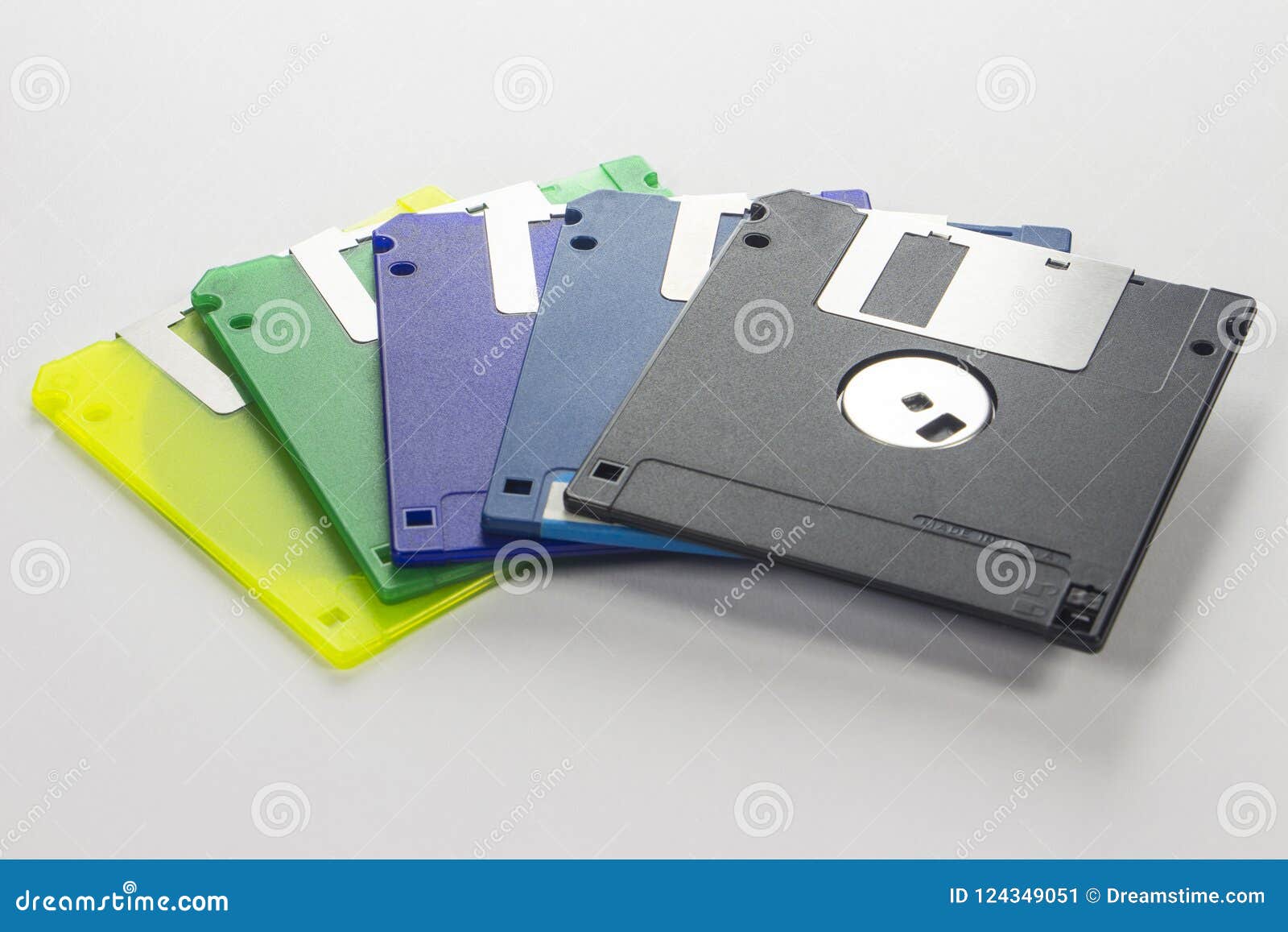 Diskettes 3.5 inches stock image. Image of pattern, outdated - 124349051
