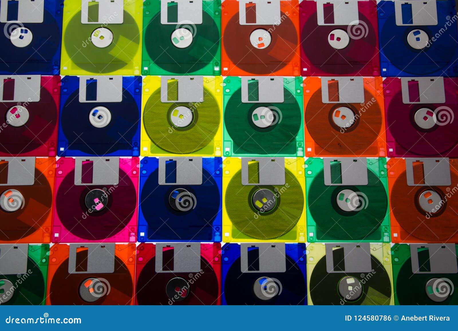 Diskettes 3/2. Icon of 90s and Vintege Technology Stock Photo - Image ...