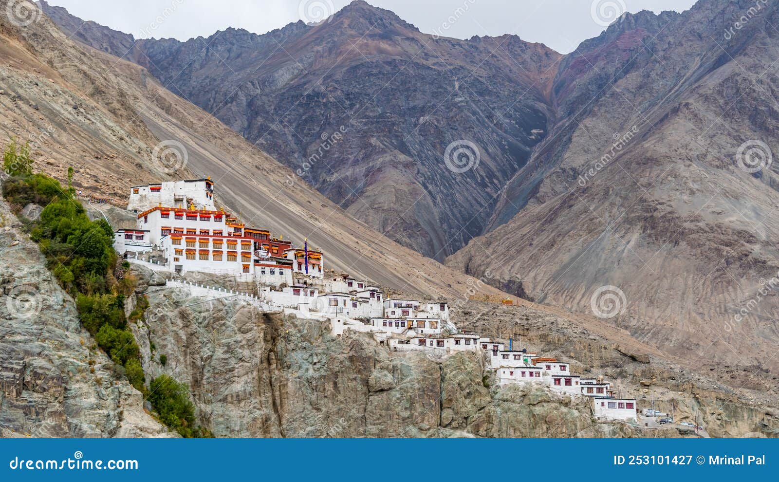 Diskit Monastery Also Known As Deskit Gompa or Diskit Gompa Stock Image ...