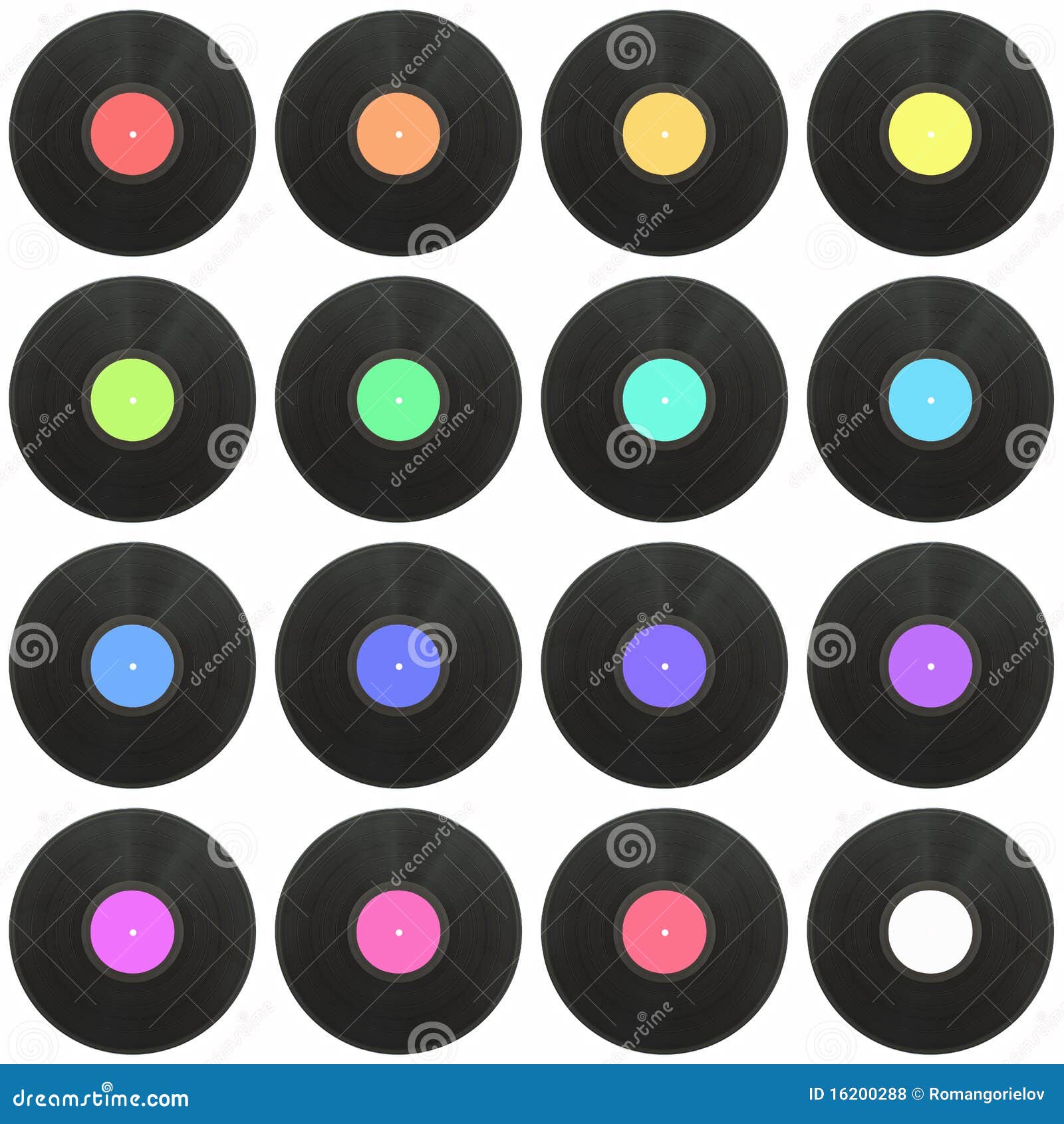 Disks stock photo. Image of music, black, disc, object - 16200288