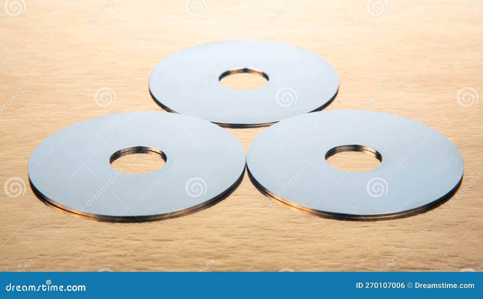 Disks from Winchester on a Golden Background Stock Photo - Image of ...