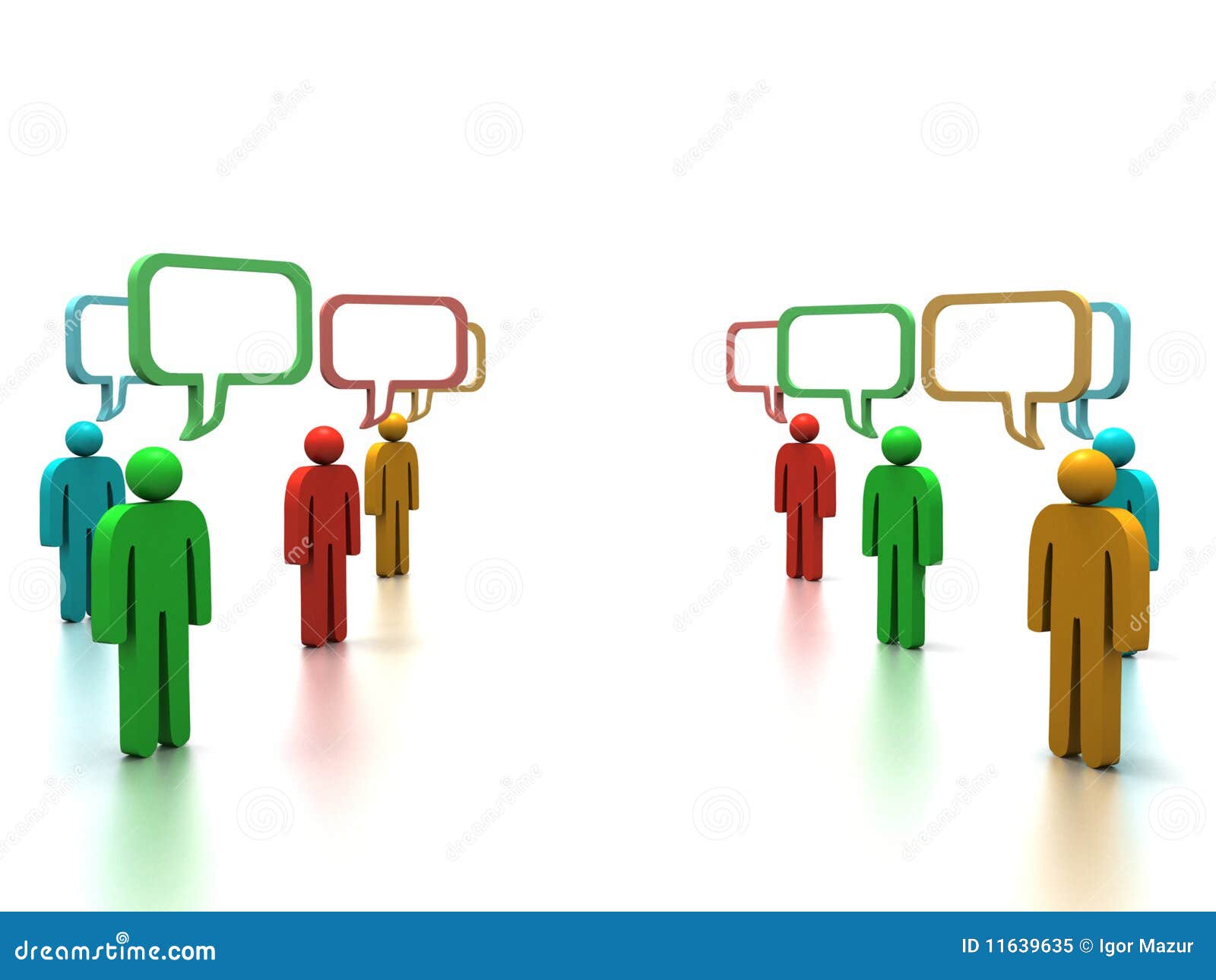 Diskussion stock abbildung. Illustration von rede, unterhaltung - 11639635