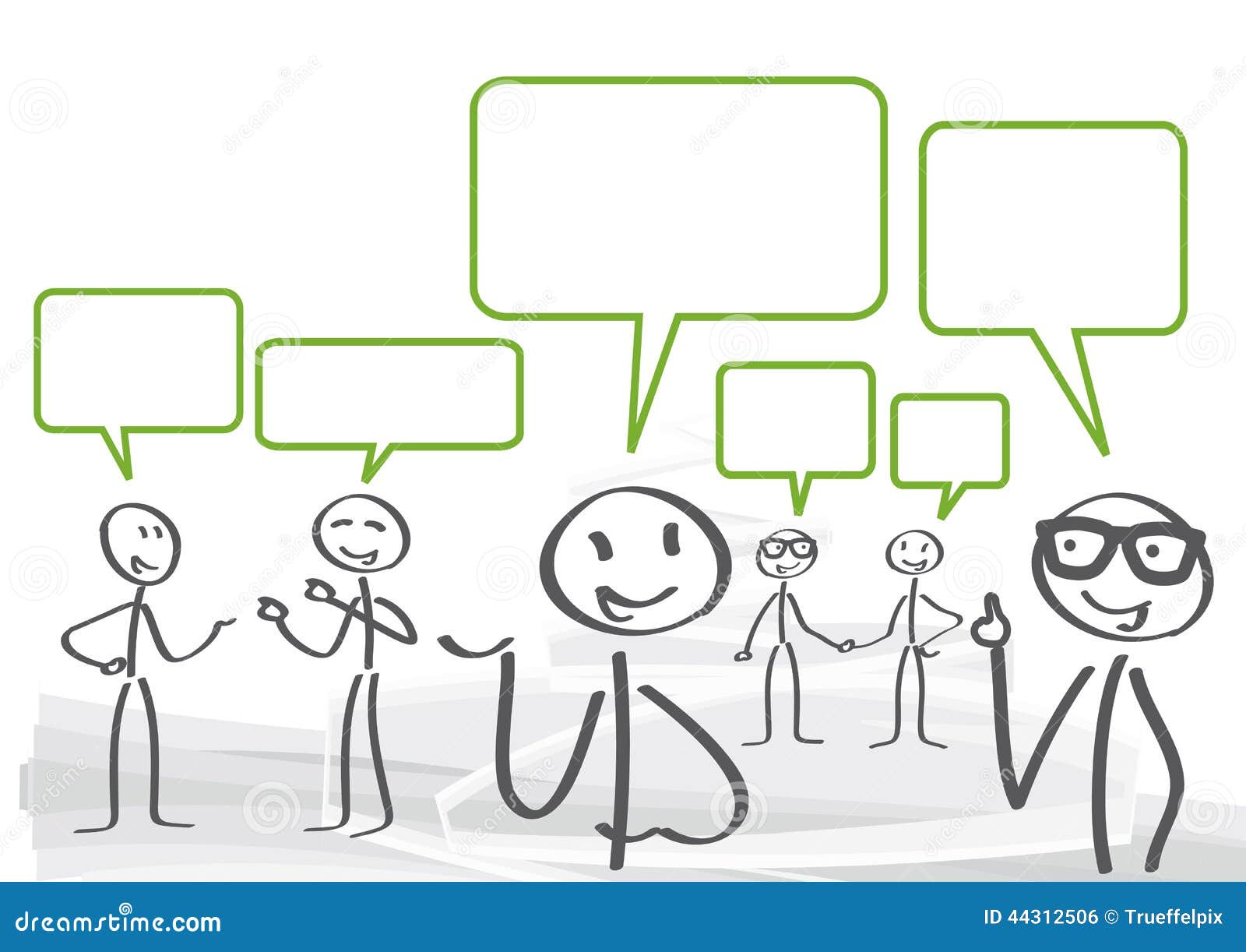 Diskussion stock abbildung. Illustration von kommunikation - 44312506