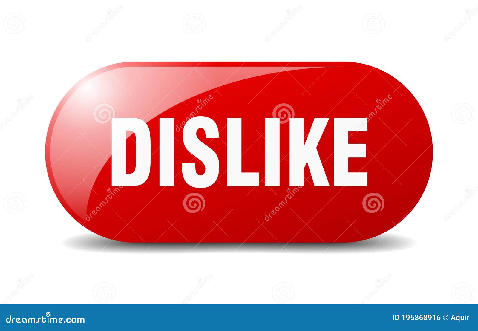 Dislike Button. Dislike Sign. Key. Push Button Stock Vector ...