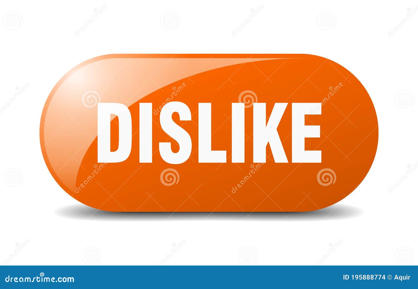 Dislike Button. Dislike Sign. Key. Push Button Stock Vector ...