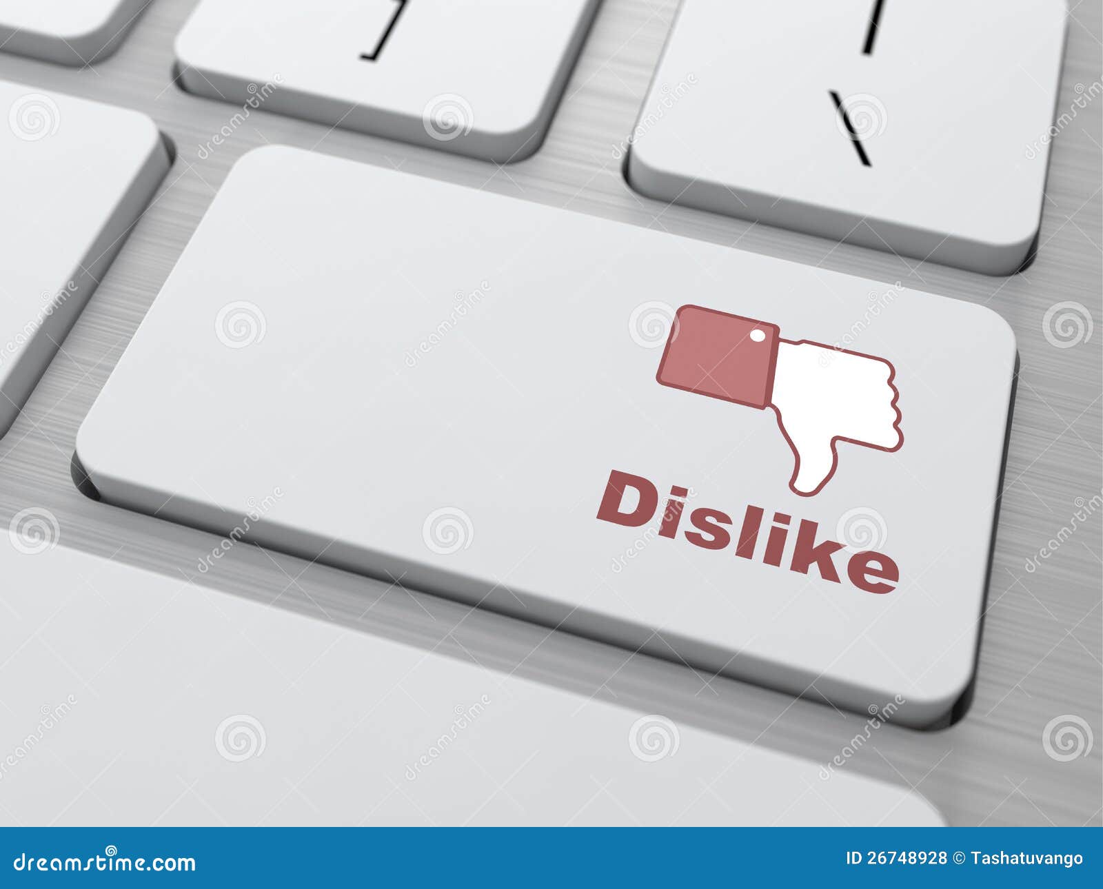 Dislike Button - Social Media Concept. Stock Illustration ...
