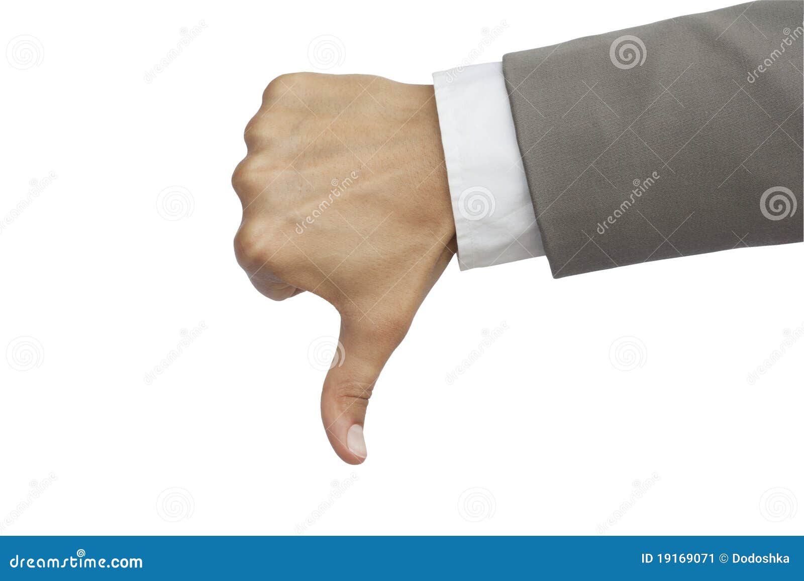 Dislike gesture stock image. Image of business, declining - 19169071
