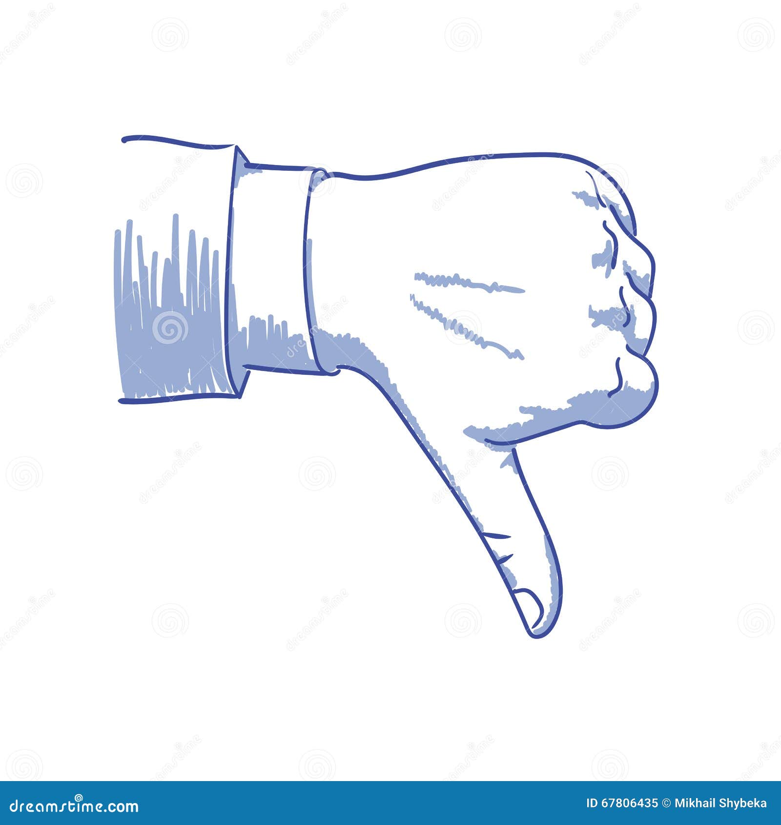 Dislike stock vector. Illustration of media, negative - 67806435
