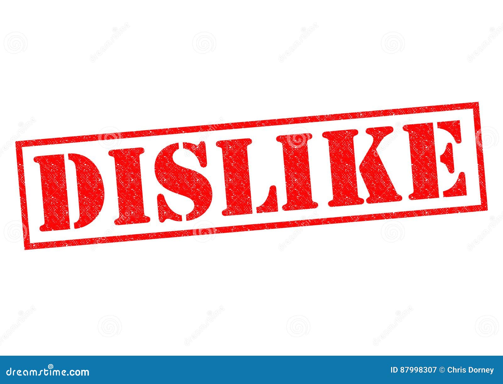 DISLIKE stock illustration. Illustration of button, antipathy - 87998307