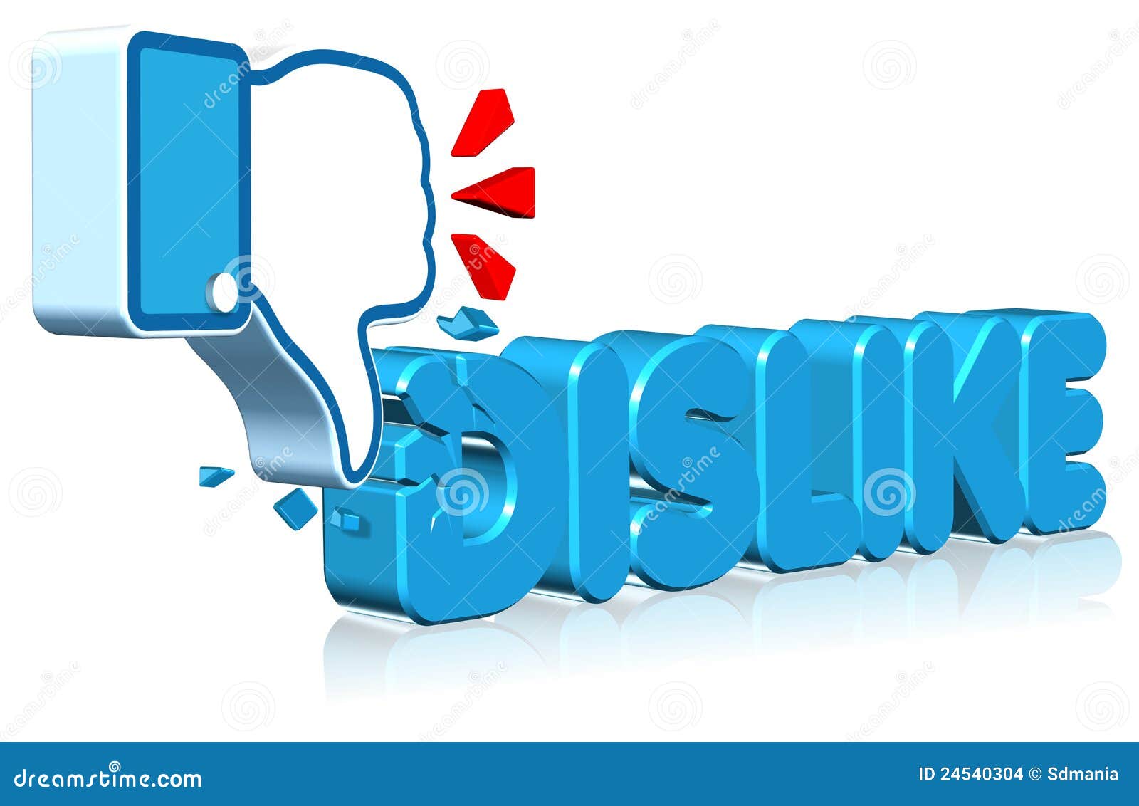 Dislike Sign stock illustration. Illustration of expressing - 24540304