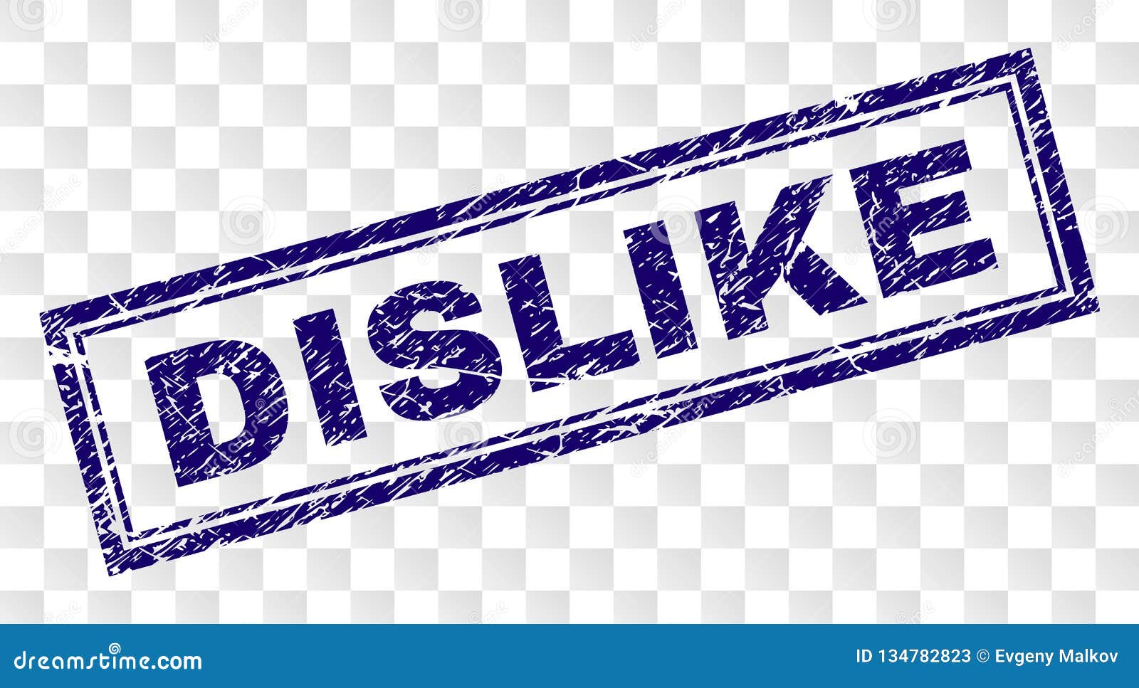 Grunge DISLIKE Rectangle Stamp Stock Vector - Illustration of corrosion ...