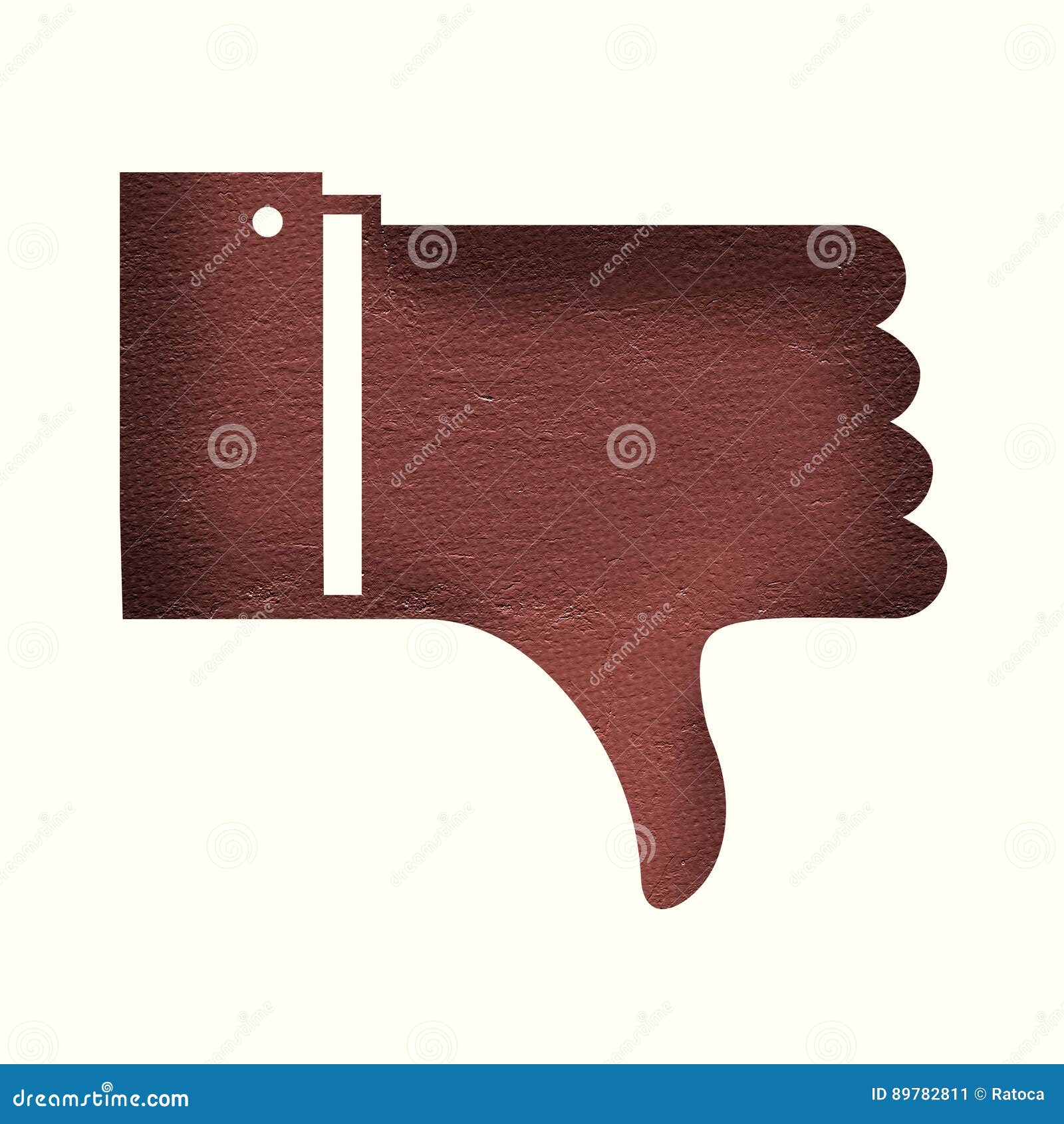 Dislike symbol stock illustration. Illustration of vote - 89782811