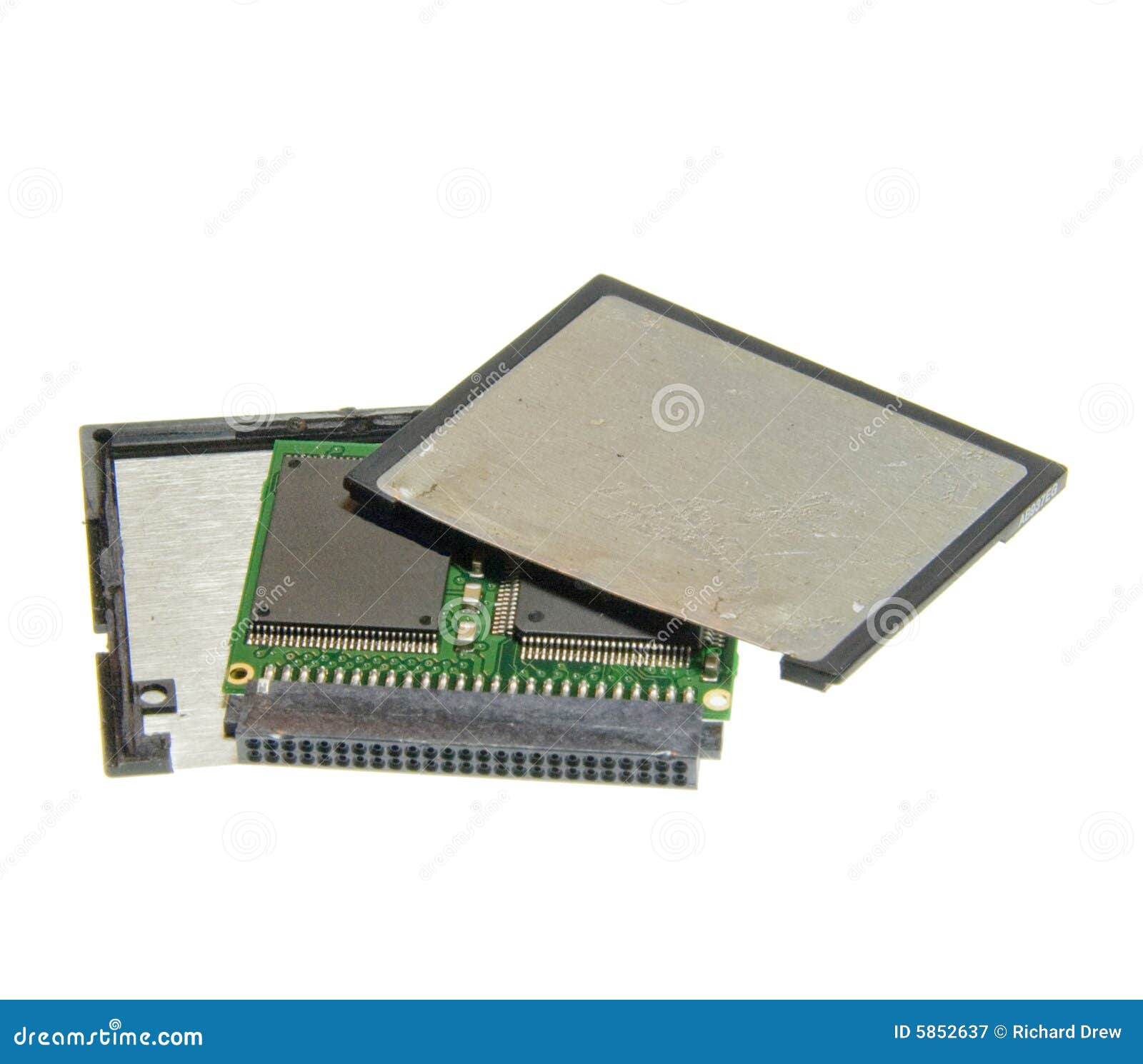 Compact Flash Memory Cards Macro Royalty-Free Stock Photo ...