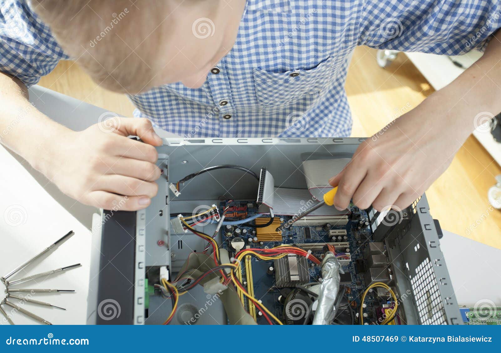 Dismantled computer stock image. Image of human, horizontal - 48507469