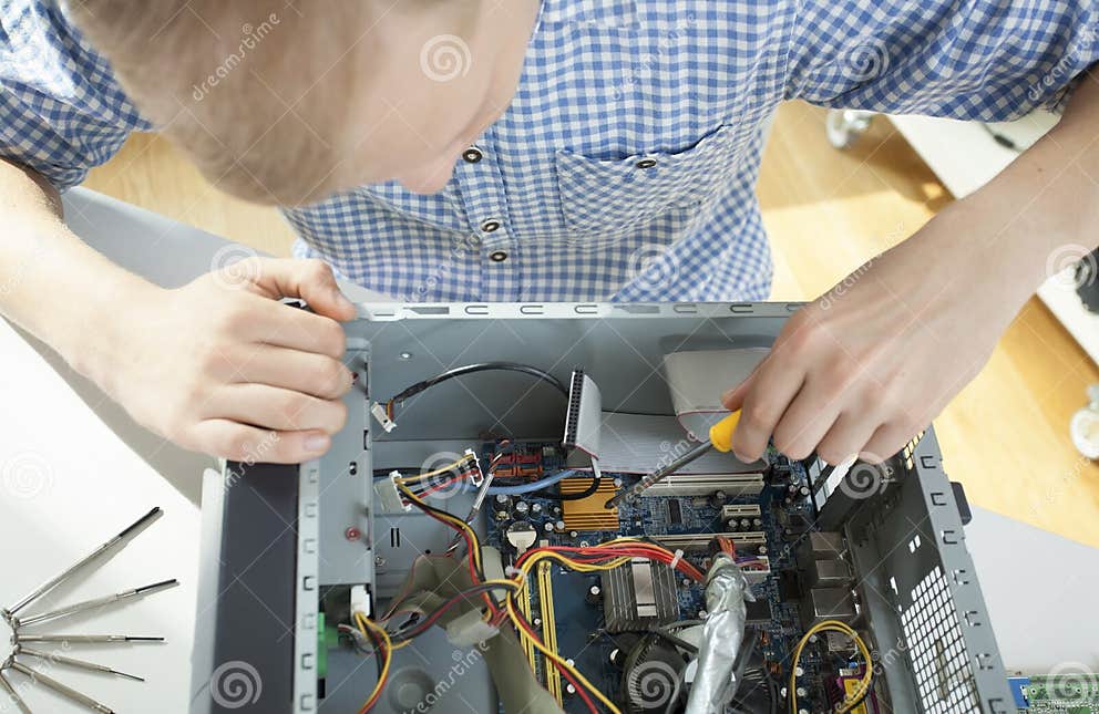 Dismantled computer stock image. Image of human, horizontal - 48507469