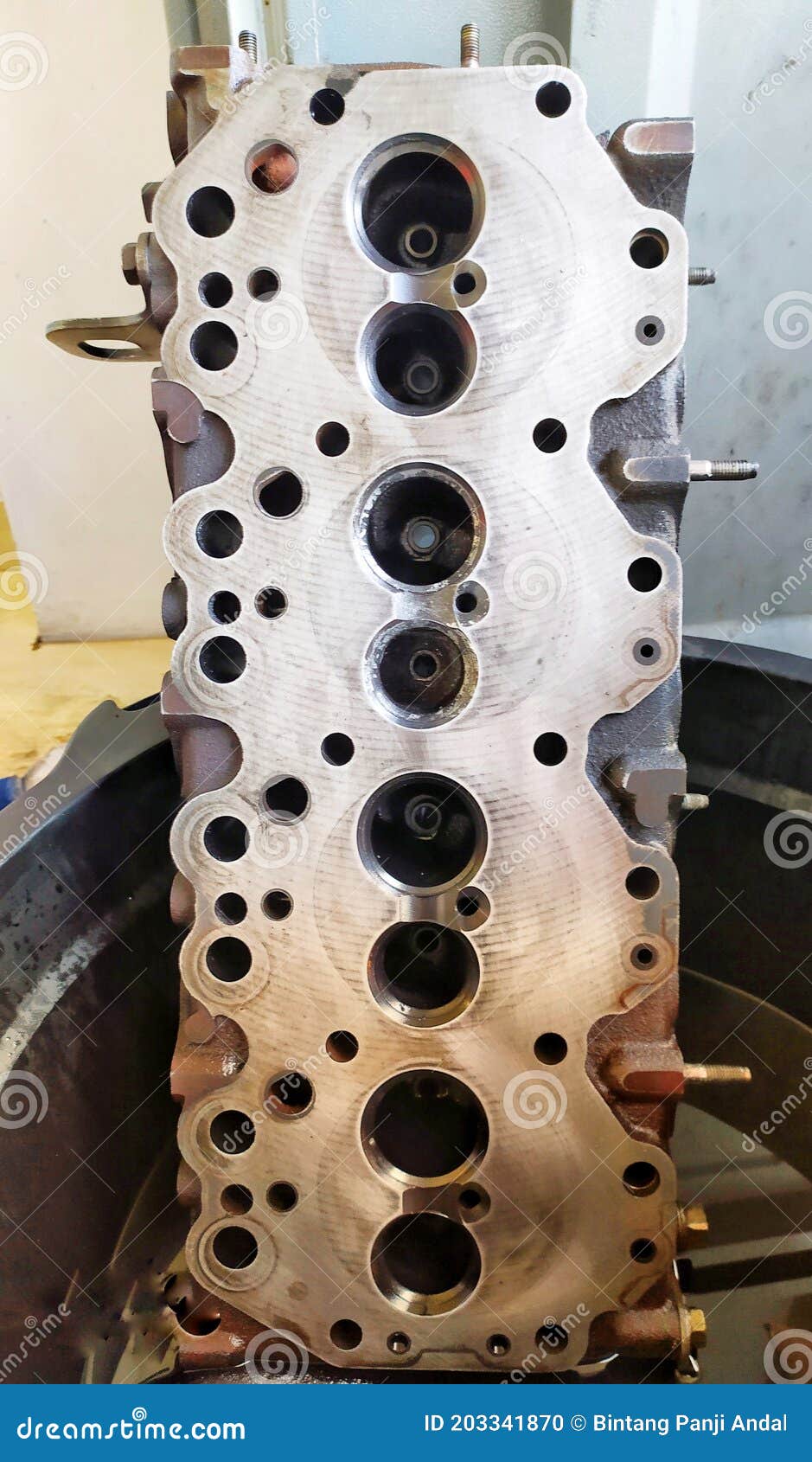 Dismantled Diesel Engine Overhaul Due To Overheating Stock Photo ...