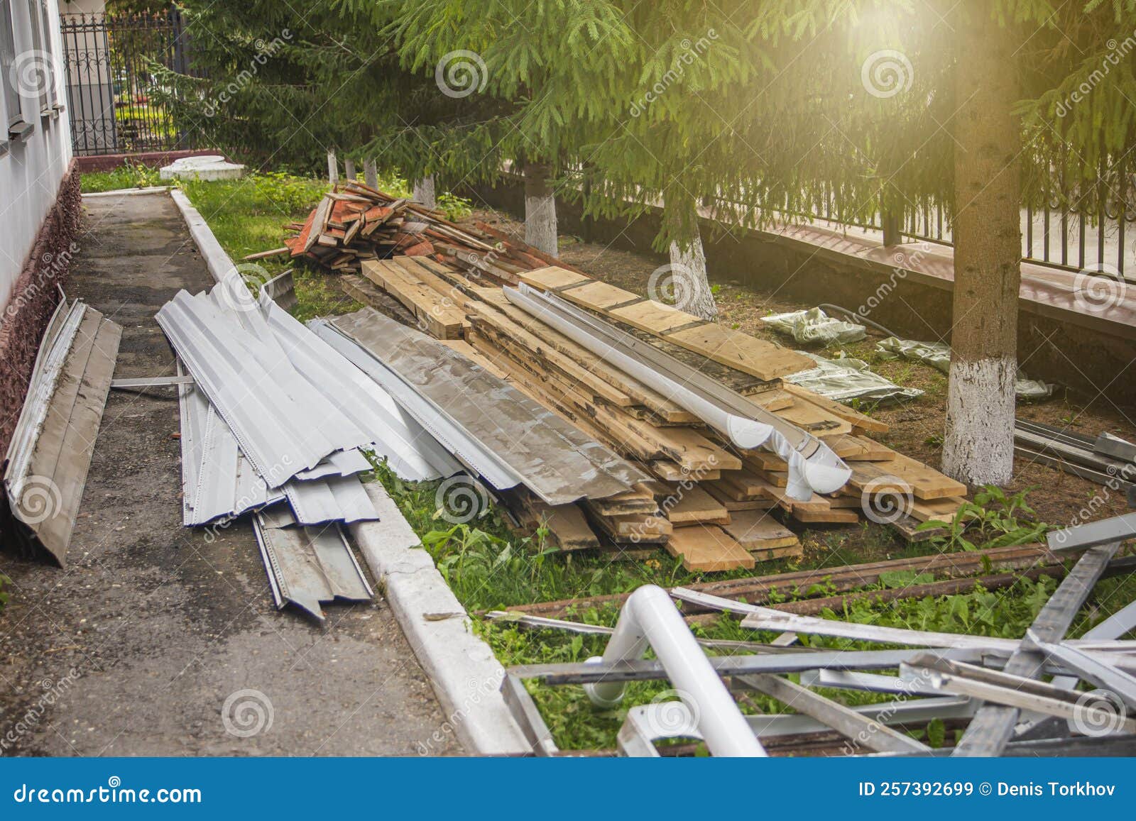 Dismantled Profile for Drywall and Building Material, before the Start ...