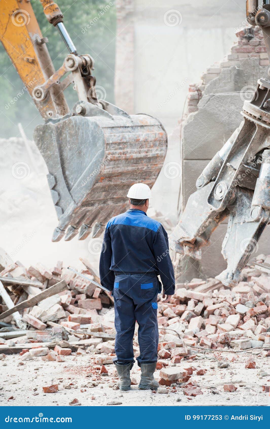Dismantling of Buildings and Structures Editorial Stock Photo - Image ...