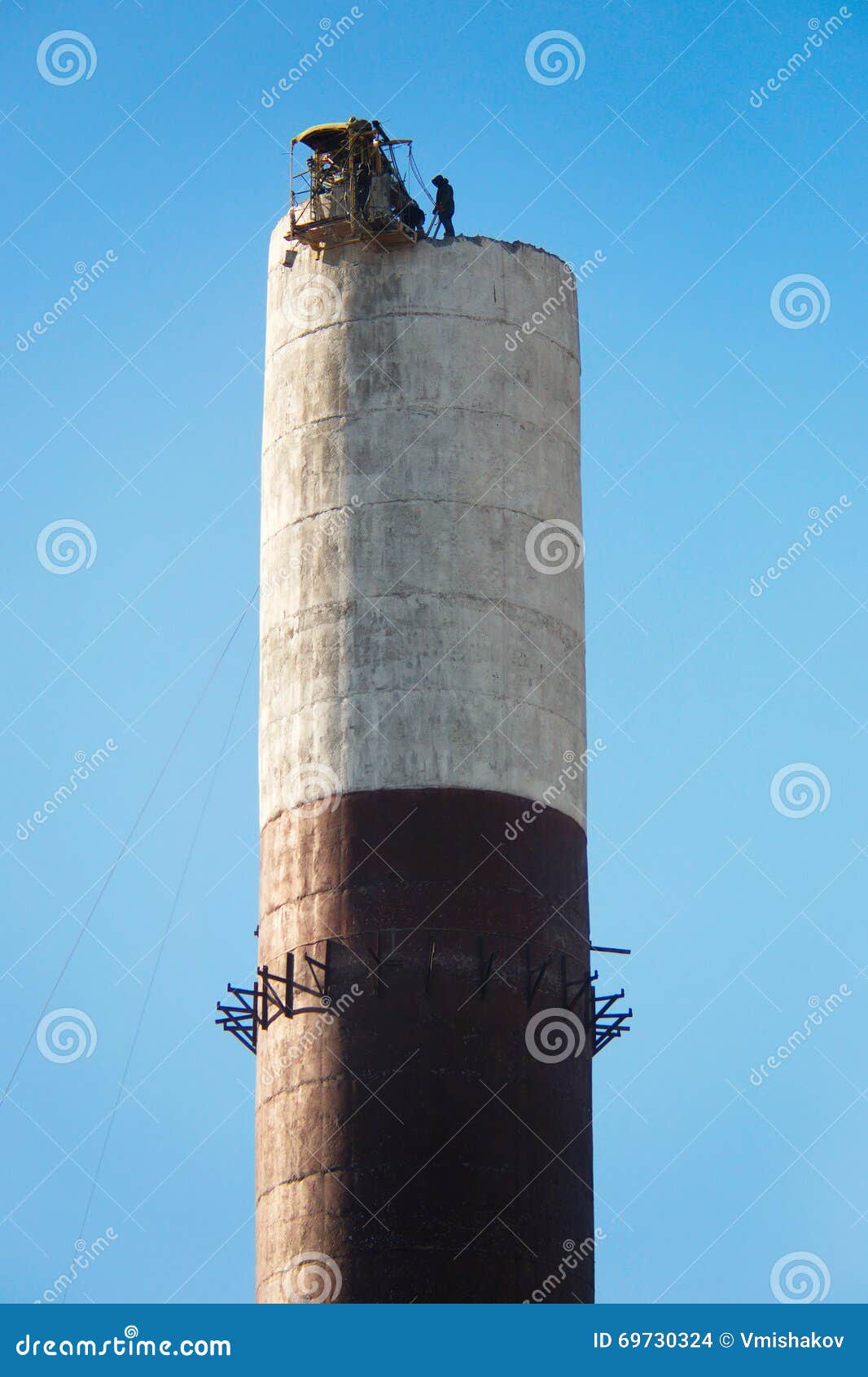 Dismantling of Concrete Pipes Stock Photo - Image of dismantling ...