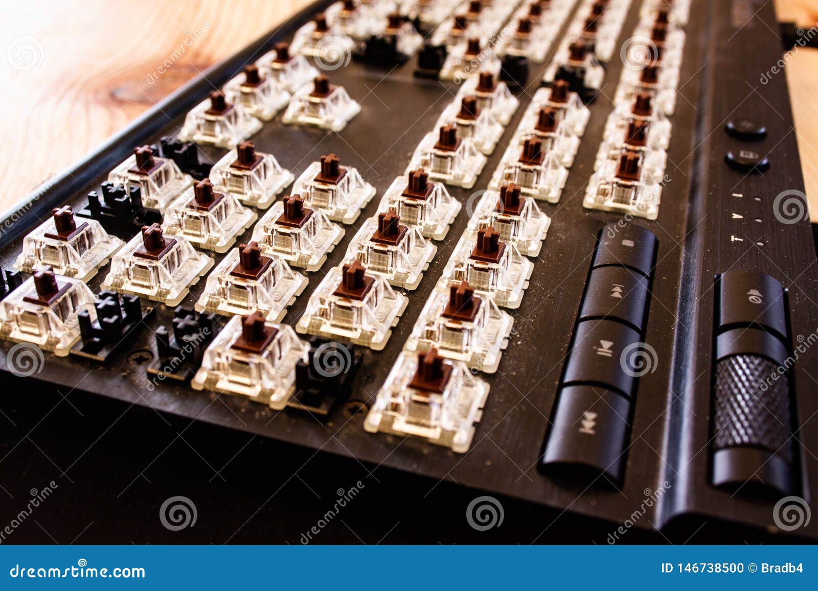 Particular of Dismantled Black Keyboard Editorial Image - Image of ...