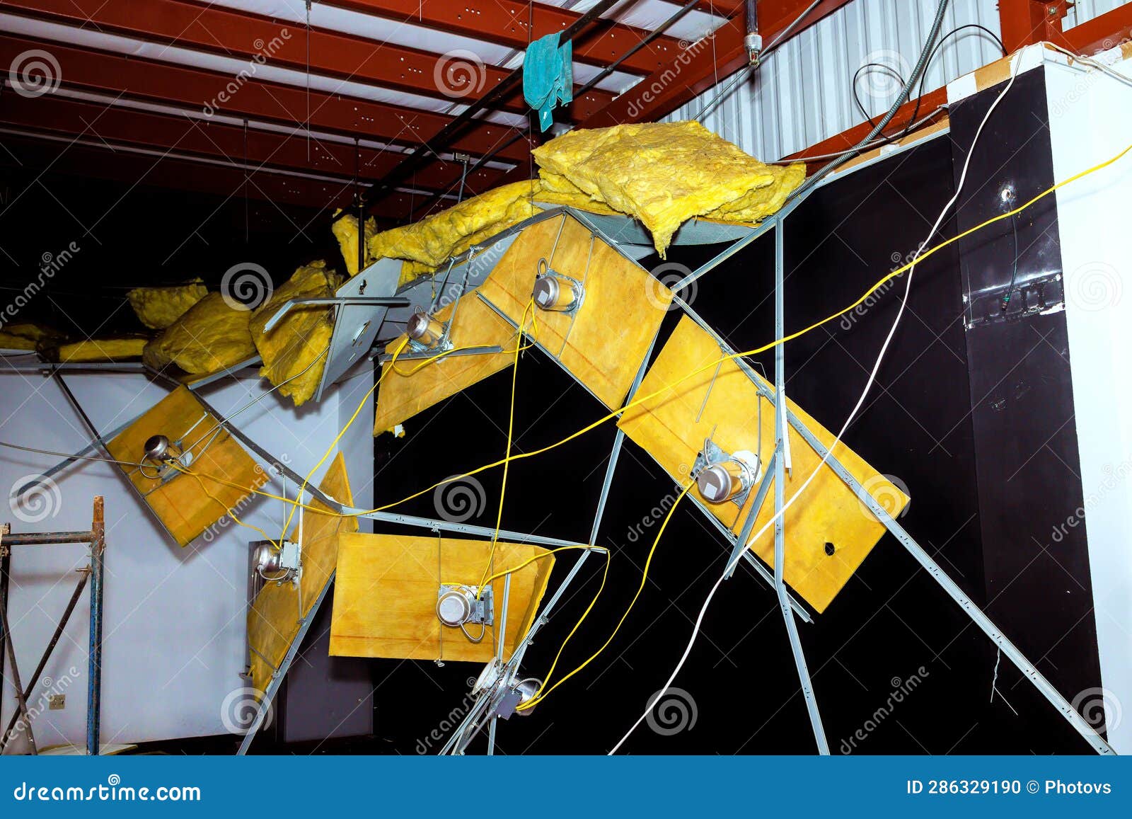 Dismantling of Old Ceiling is Necessary for a Interior Building Complex ...