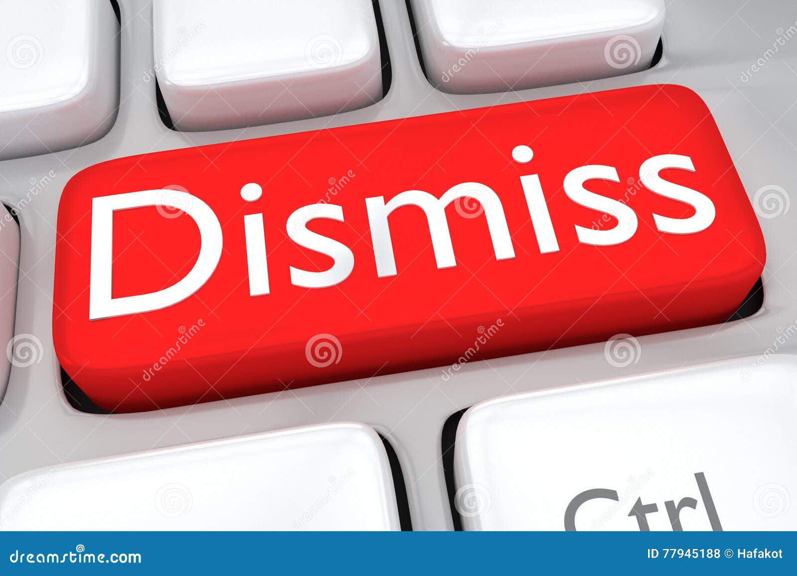 Dismiss - Employment Concept Stock Illustration - Illustration of ...