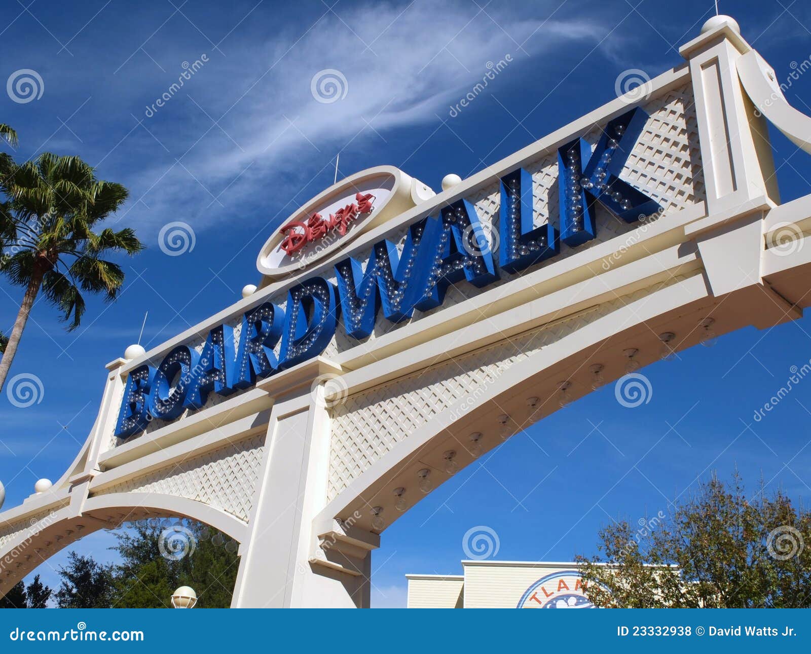 Disney Boardwalk editorial stock photo. Image of marquee - 23332938