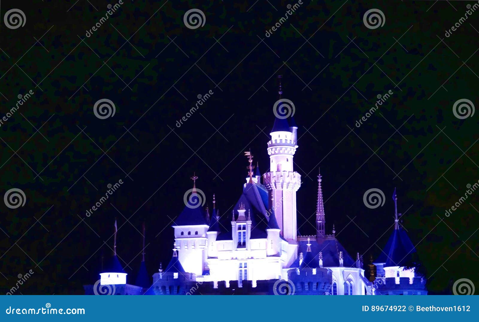 Disney Castle editorial photography. Image of amusement - 89674922