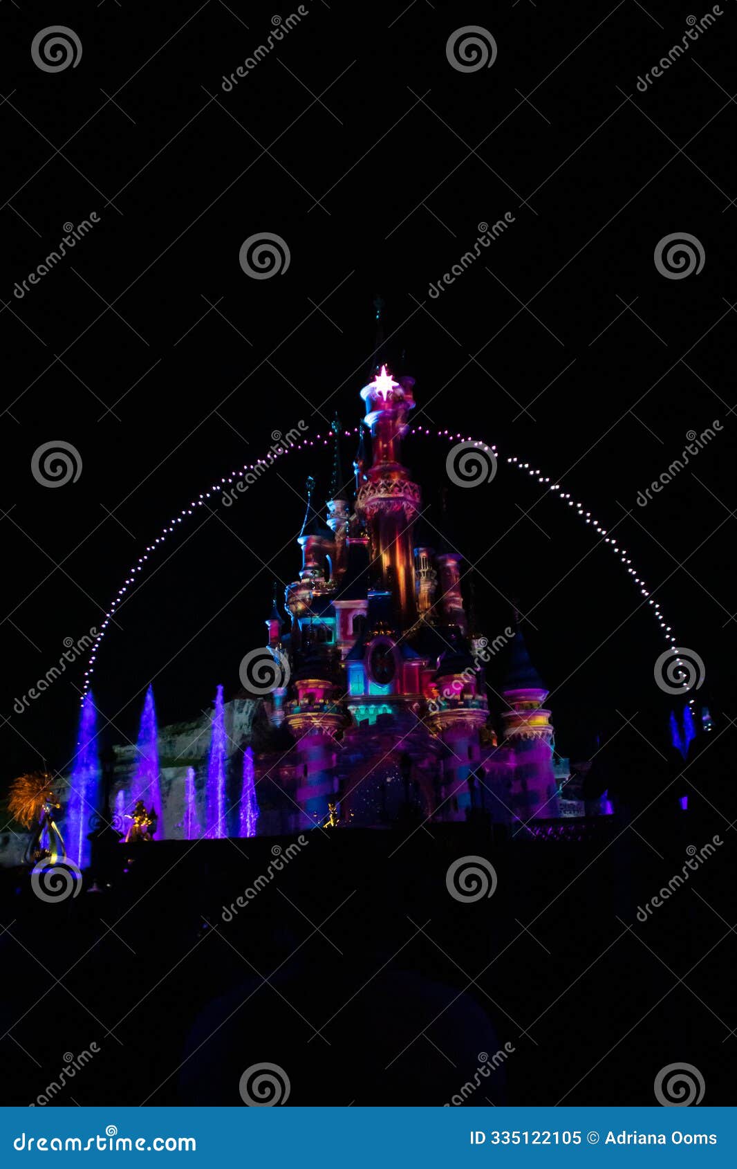 Disney D-Light editorial image. Image of fireworks, travel - 335122105