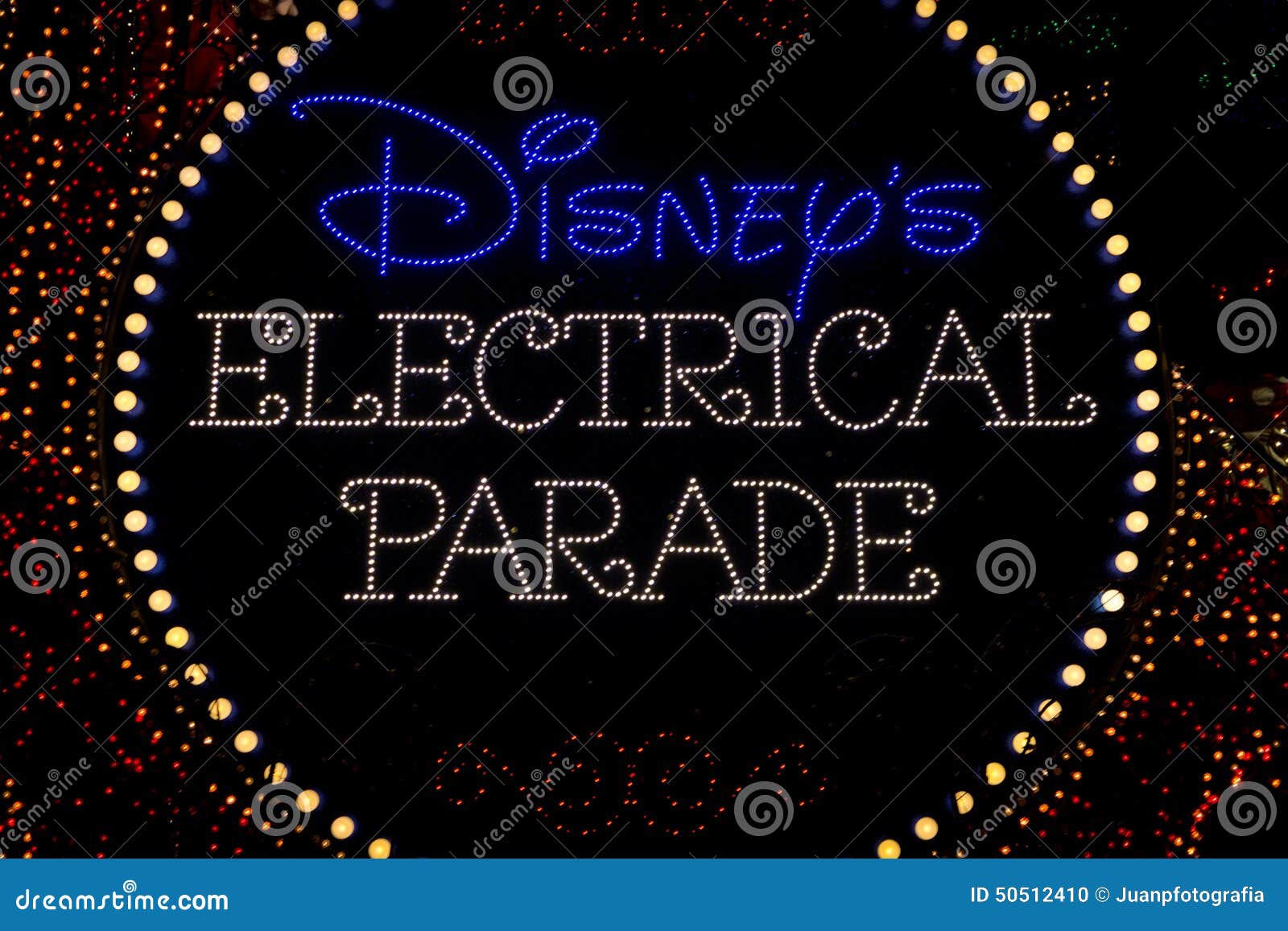 Disney Electrical Parade editorial image. Image of colorful - 50512410